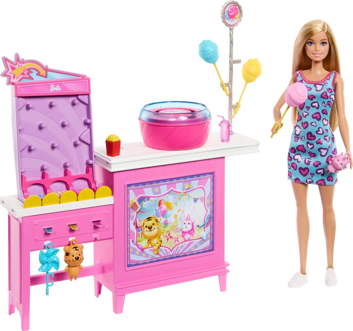 Barbie Mysteries Zagadki Plażowi detektywi Stoisko z grą i watą cukrową ...