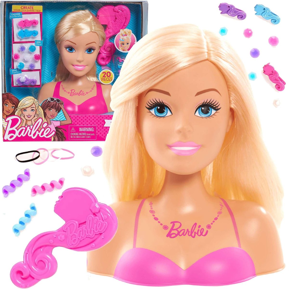 Barbie Small Styling Head - Blondynka - Inna marka | Sklep EMPIK.COM