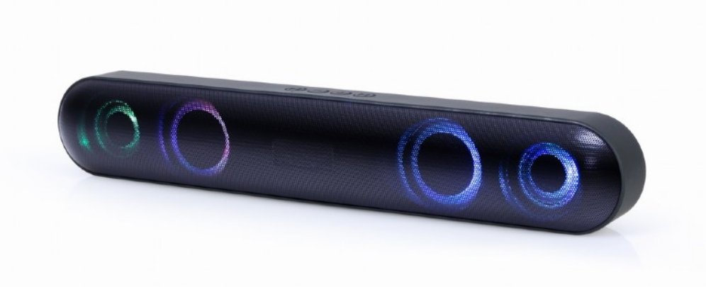 BARRA DE SONIDO GEMBIRDBLUETOOTH CON EFECTO DE LUZ LED NEGRA - Gembird ... BARRA DE SONIDO GEMBIRDBLUETOOTH CON EFECTO DE LUZ LED NEGRA - Gembird ...
