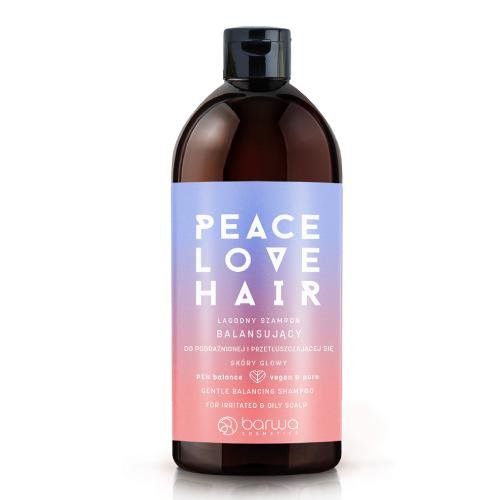 Barwa, Peace Love, Łagodny Szampon Balansujący, 480ml | Sklep EMPIK.COM