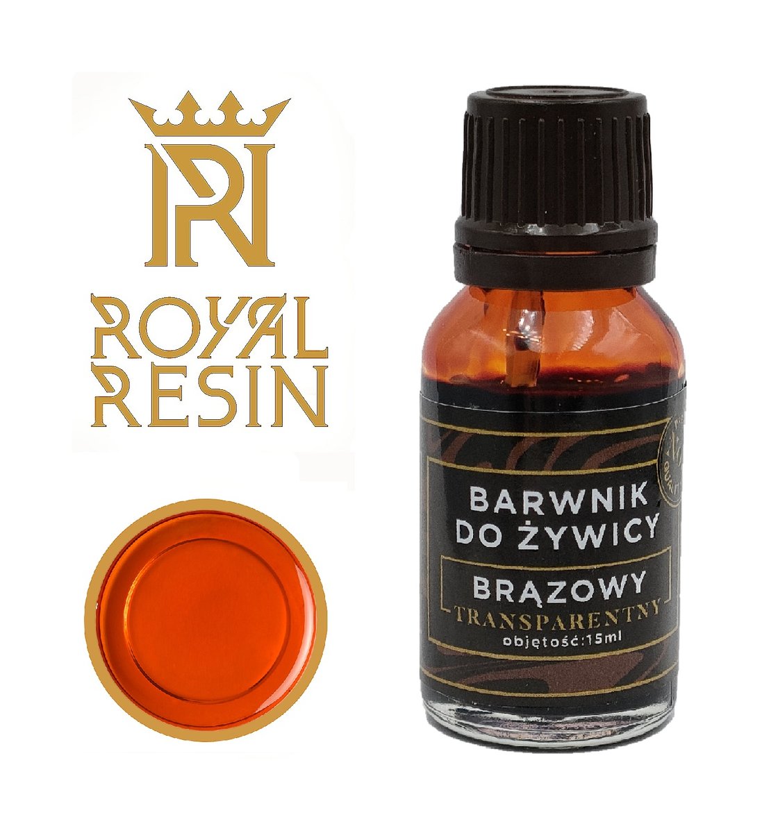 Barwnik do żywicy Transparentny BRĄZOWY JASNY 15ml / Royal Resin - Inna marka | Sklep EMPIK.COM