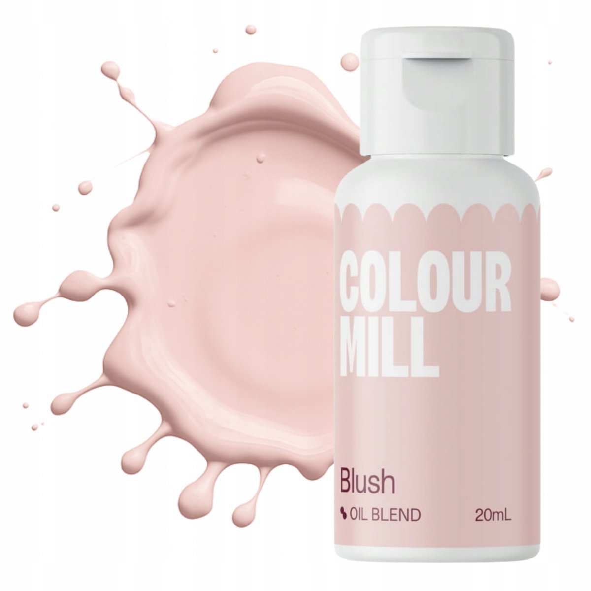 Barwnik olejowy do mas tłustych krem czekolady pudrowy róż colour mill ...