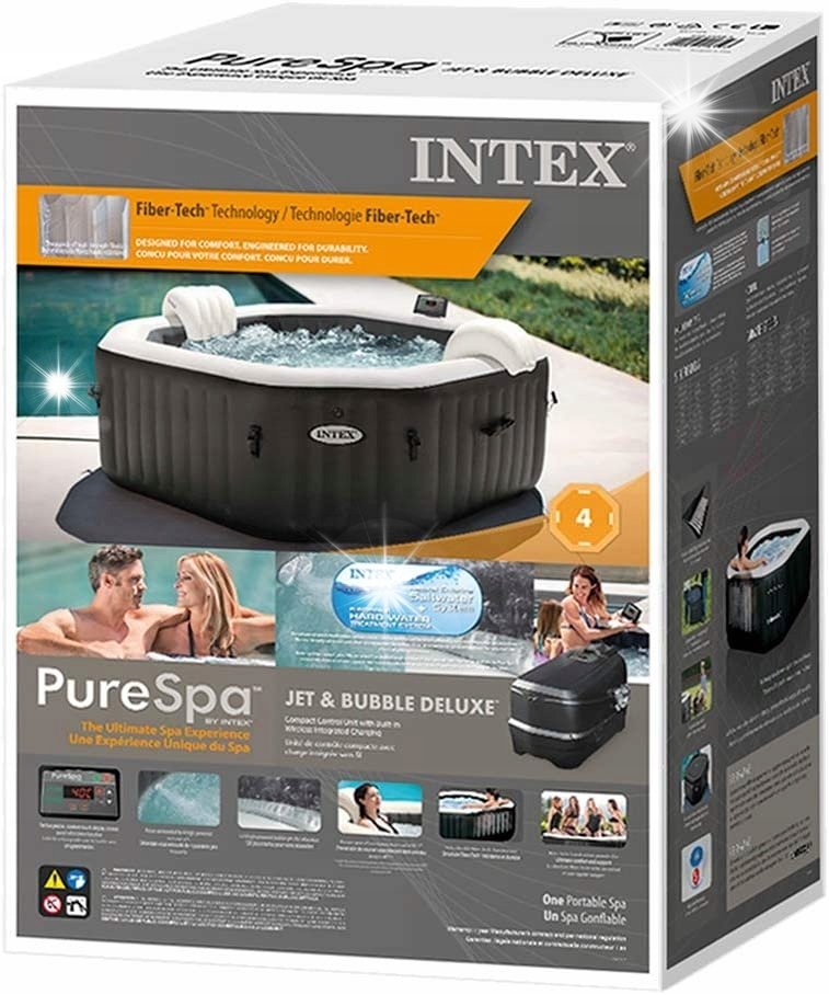 Basen Jacuzzi Jet Bubble Deluxe 218x168x71cm 28462 Spa Intex - Intex ...