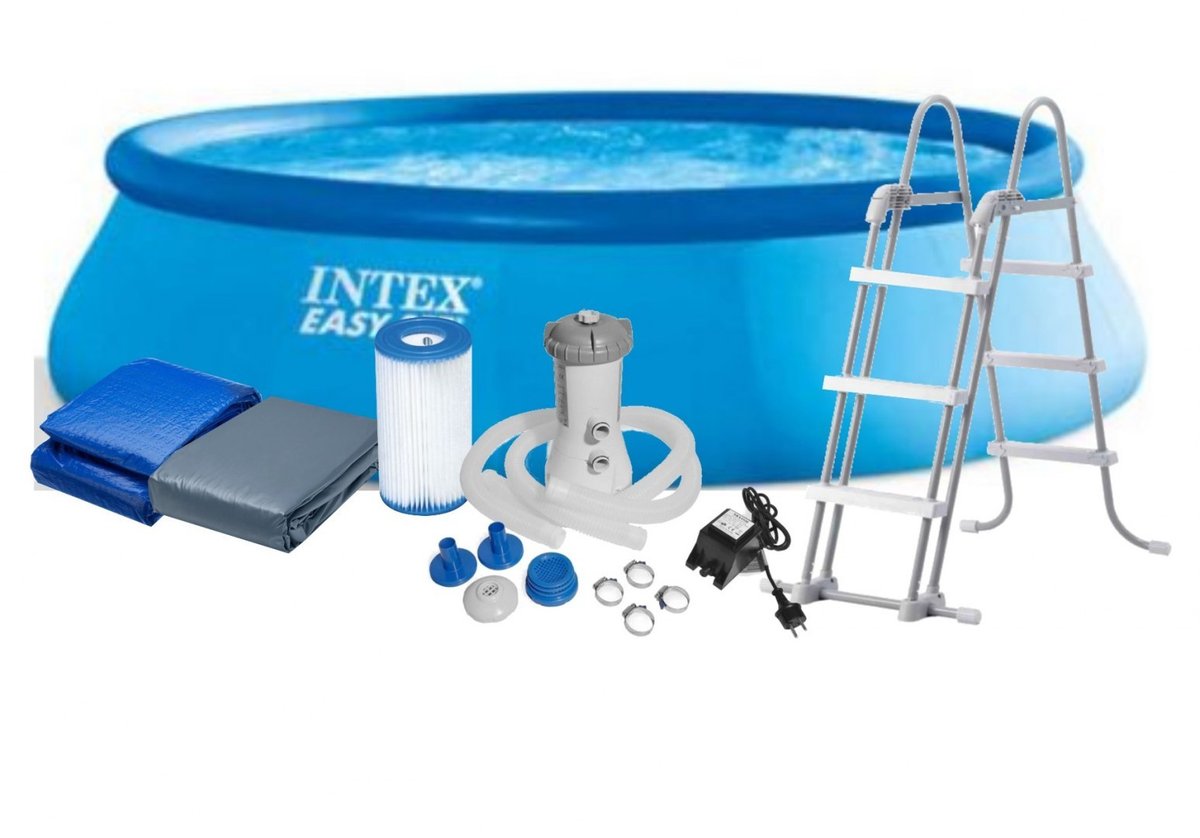 Basen ogrodowy rozporowy 457x107 cm 5w1 INTEX - Intex | Sklep EMPIK.COM