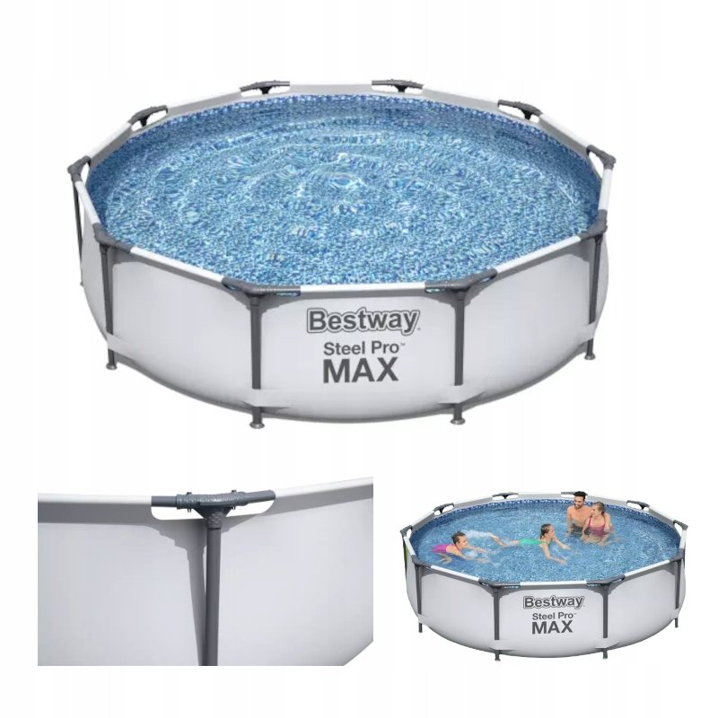 Basen Stelażowy Bestway Ogrodowy Okrągły Pvc 305Cm - Bestway | Sklep EMPIK.COM
