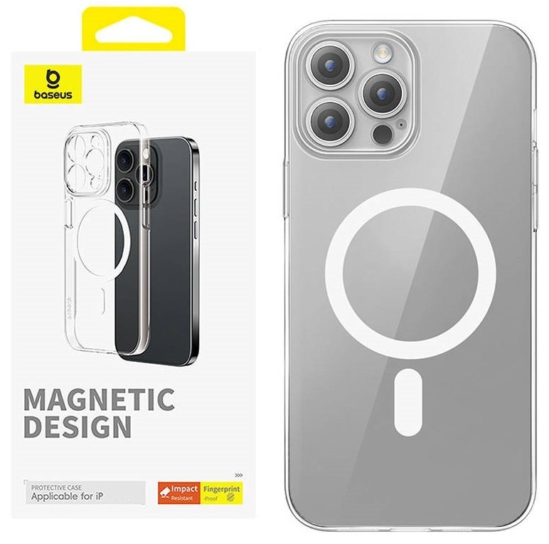 BASEUS CASE ETUI MAGNETYCZNE Z MAGSAFE DO APPLE IPHONE 15 PRO MAX ...
