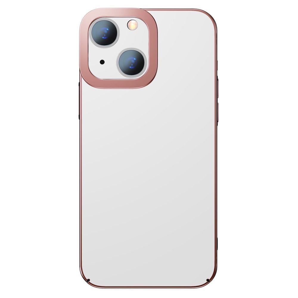 Baseus Glitter Case przezroczyste etui pokrowiec iPhone 13 różowy ...