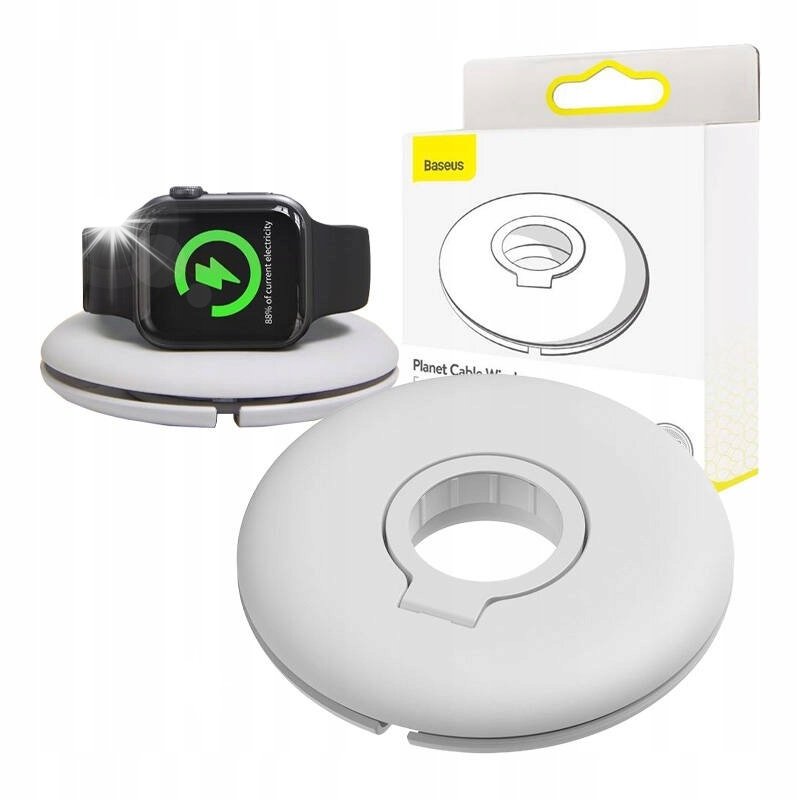 BASEUS ORGANIZER UCHWYT NA KABEL ŁADOWARKĘ BEZPRZEWODOWĄ DO IWATCH 1 ...