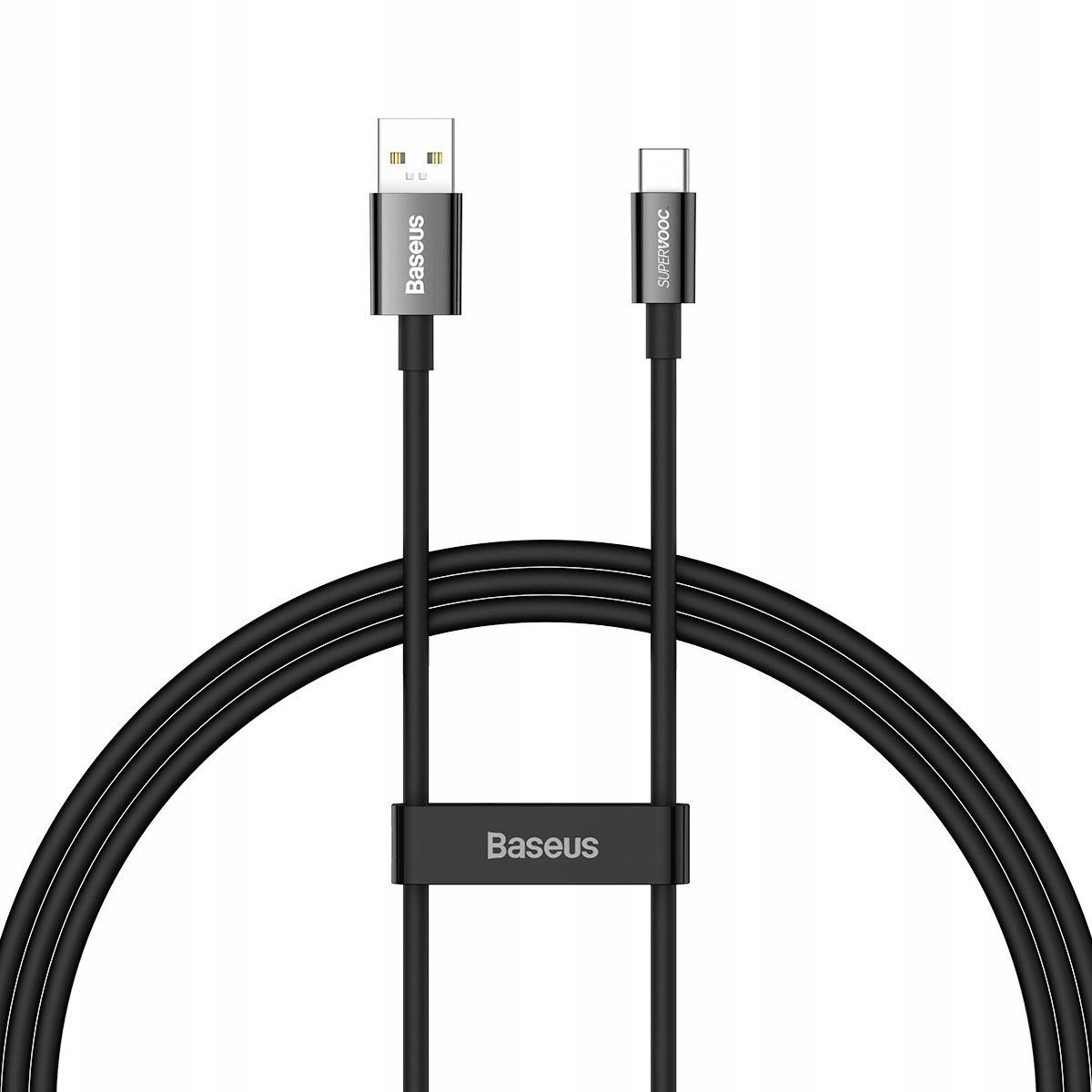 BASEUS SUPERIOR SERIES KABEL SUPERVOOC USB-A DO USB-C 65W 1M CZARNY ...