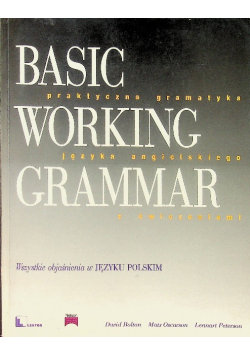 Basic praktyczna gramatyka Working języka angielskiego Grammar z ...
