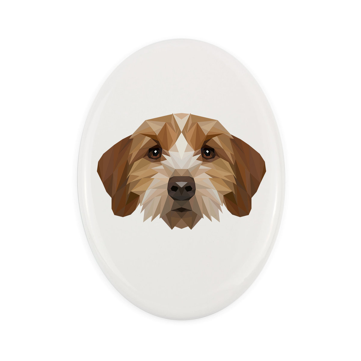 Basset bretoński, Basset Fauve de Bretagne -płytka ze zdjęciem i ...