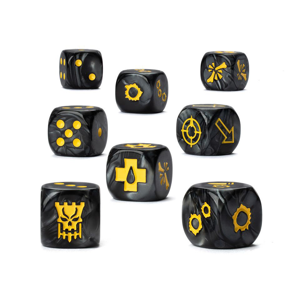 Bastions of Law Gang Dice Set, Necromunda, kości RPG, Games Workshop ...