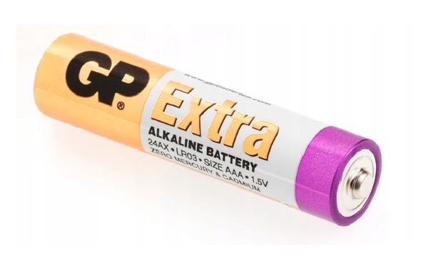 BATERIA AAA GP EXTRA ALKALICZNE MAŁE PALUSZKI - GP Batteries | Sklep ...