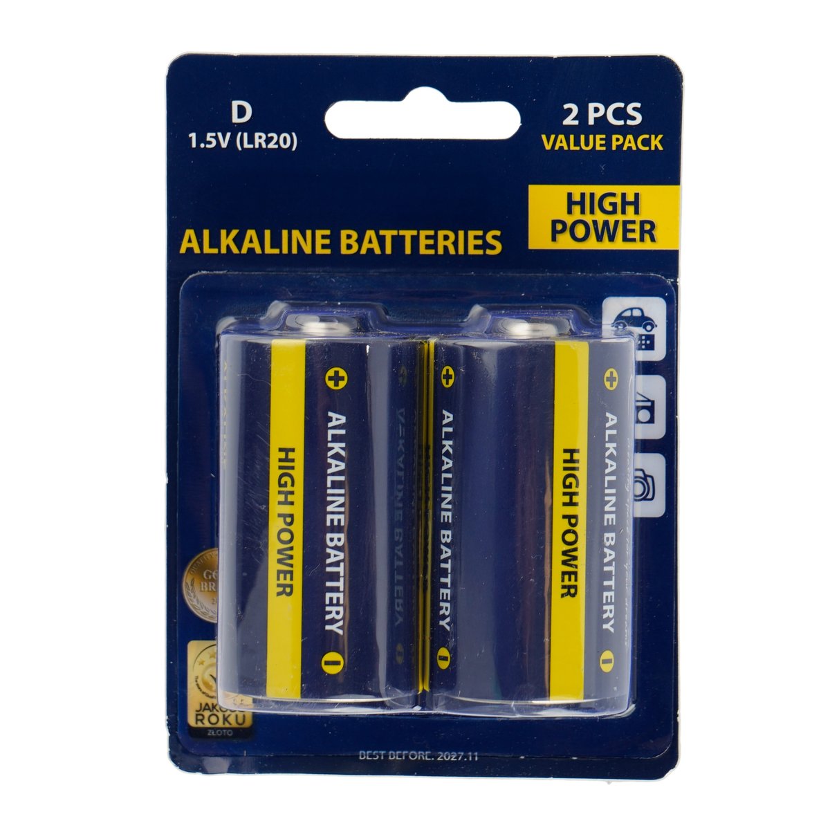 Bateria ALKALICZNA Alkaline LR20 BP2 2szt. 1.5V - Inna marka | Sklep ...