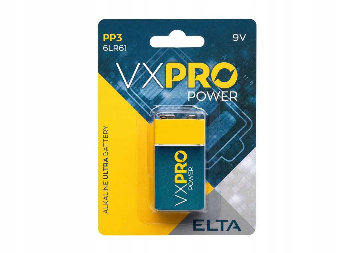 Bateria Alkaliczna ELTA VX PRO 9V 6LR61 6F22 - Inna marka | Sklep EMPIK.COM
