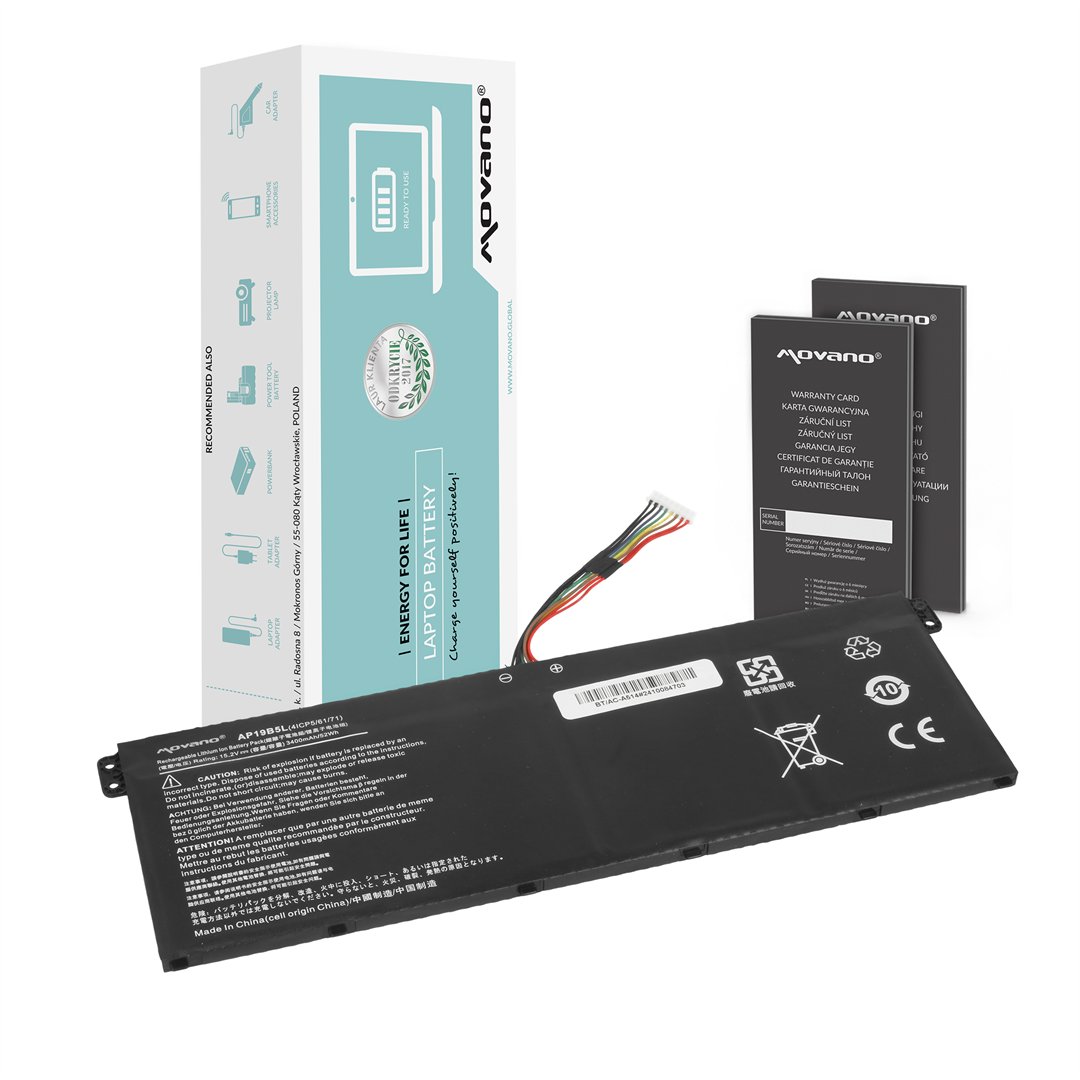 Bateria AP19B5L do Acer Aspire 5 A514-53 A515-44 A715-75G - Acer ...