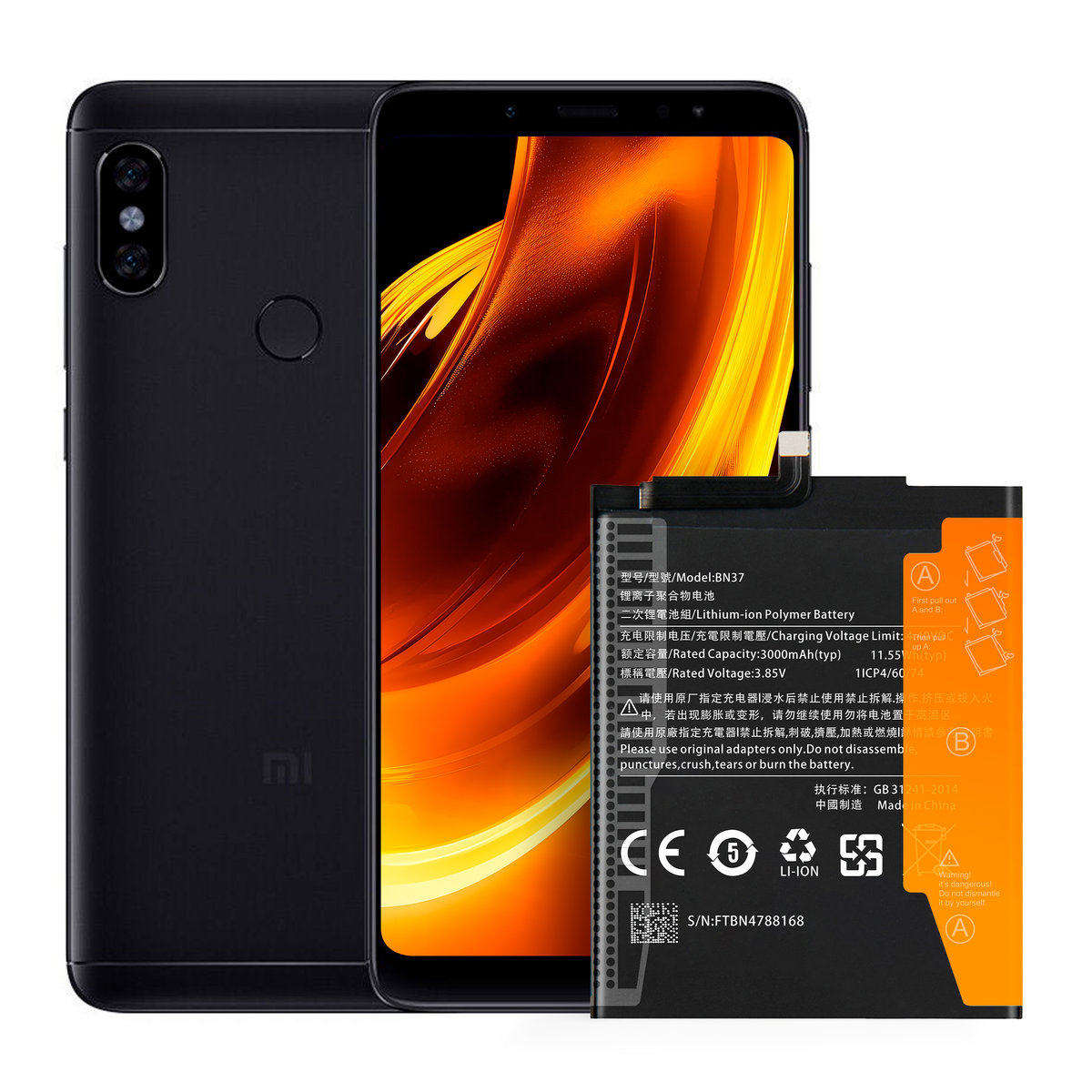 Bateria BN37 Xiaomi Redmi 6A Redmi 6 6 Pro Oryginalna Jakość - Xiaomi ...
