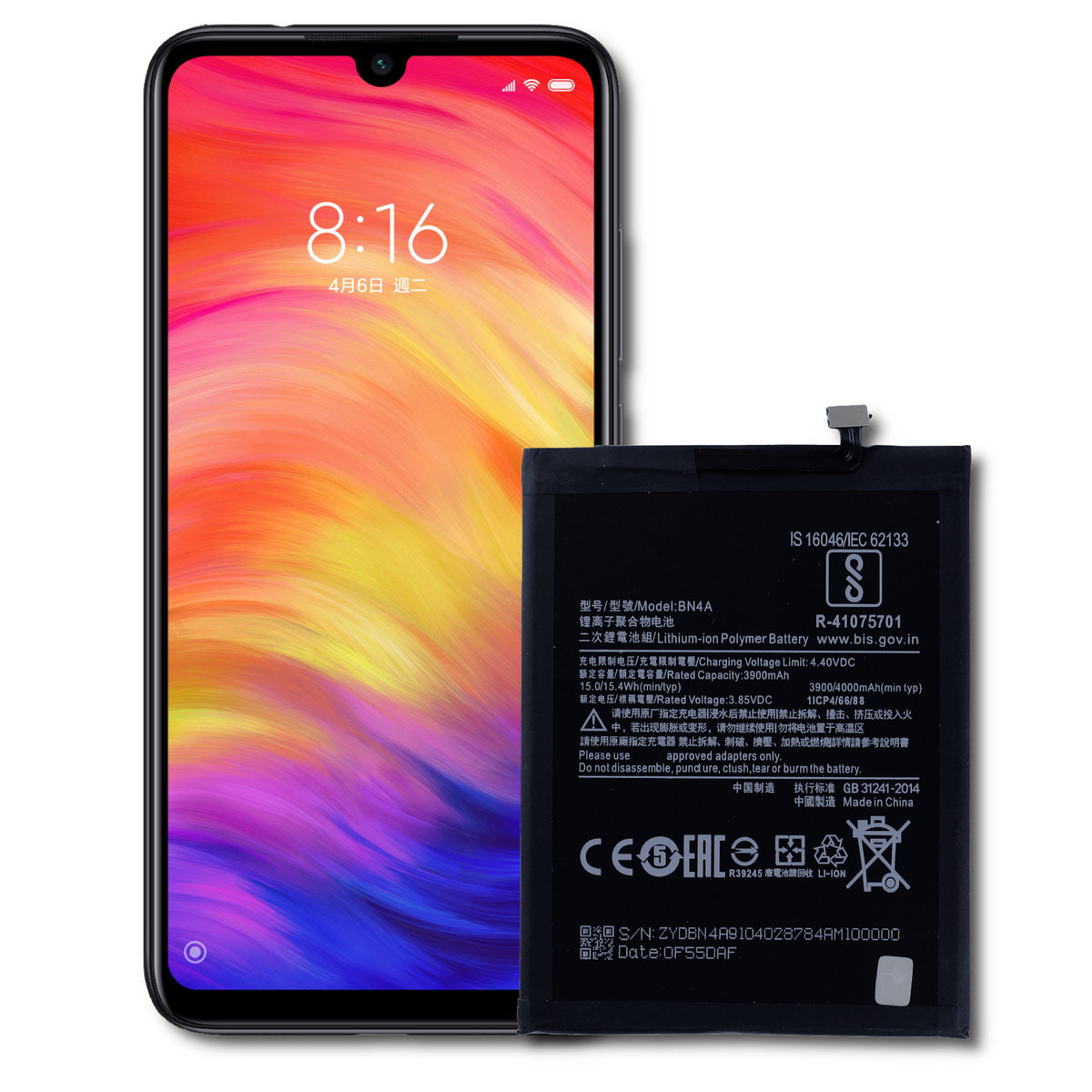 Bateria BN4A do Xiaomi Redmi Note 7 / Note 7 Pro Świeżej Produkcji ...