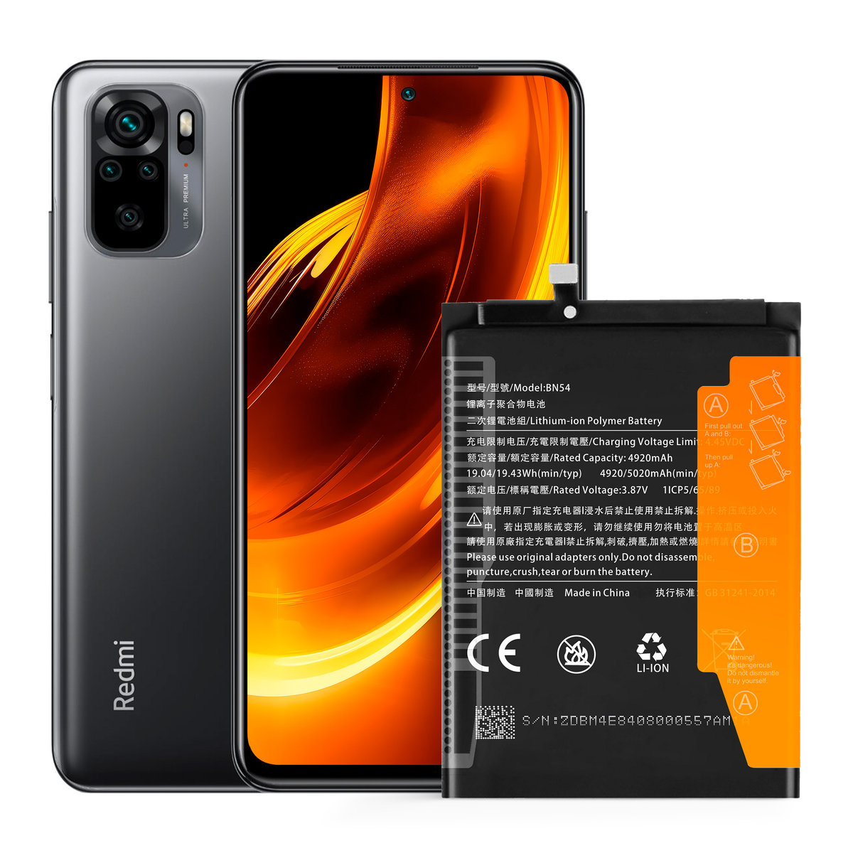 Bateria BN54 do Xiaomi Redmi 9 Note 9 10X, 5020 mAh - Xiaomi | Sklep ...