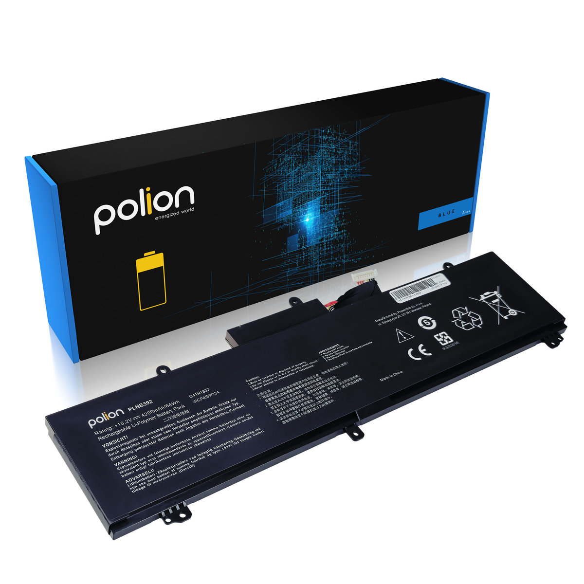 Bateria C41N1837 Do Asus Gu502G Gu502Gu Gu502L Gx502 Gx502Gw Ga502 ...