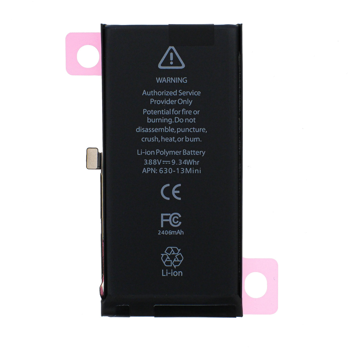 Bateria do iPhone Apple 13 Mini (2021) z oryginalną taśmą Rhinocell ...