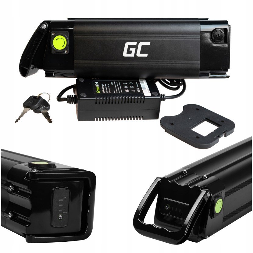Bateria Do Roweru Elektrycznego 24V E-Bike 10.4Ah Silverfish Ładowarka 4Pin - Greencell | Sport ...