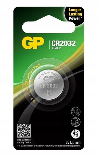 Bateria Gp Lithium Cell 3V Cr2032 Opakowanie Gp - GP Batteries | Sklep EMPIK.COM