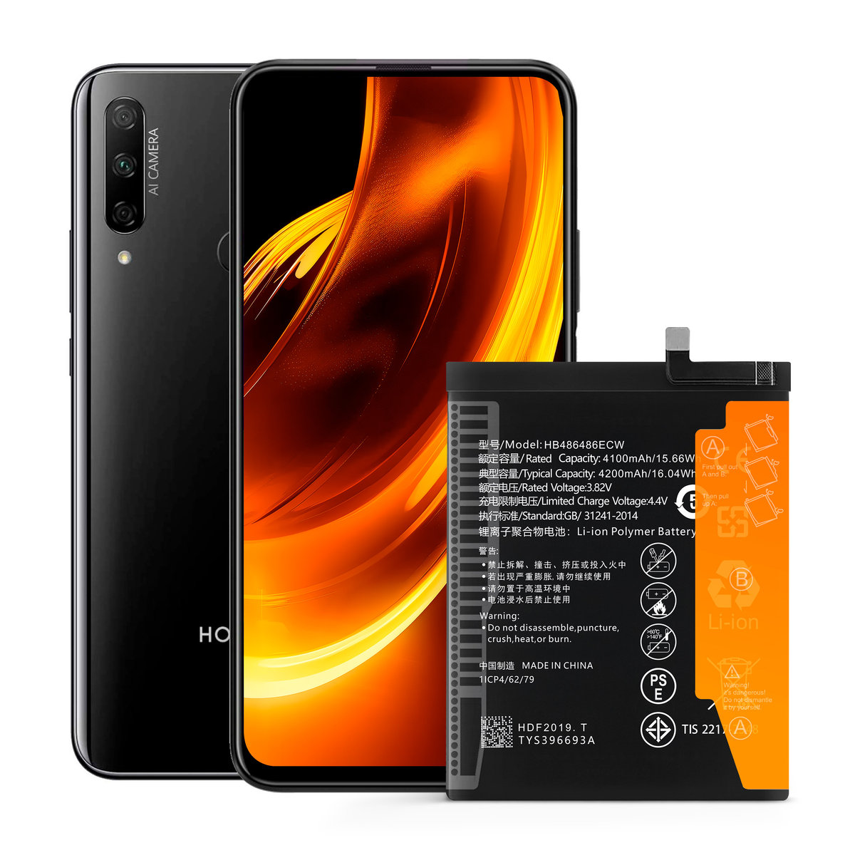 Bateria HB486486ECW do Huawei P30 Pro, 4200 mAh, Oryginalna Jakość ...