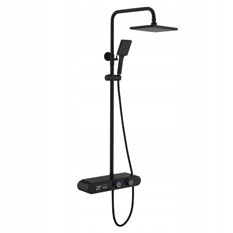 Bateria Prysznicowa Natynkowa T702-Bl Czarna Lcd - Hydrosan | Sklep ...