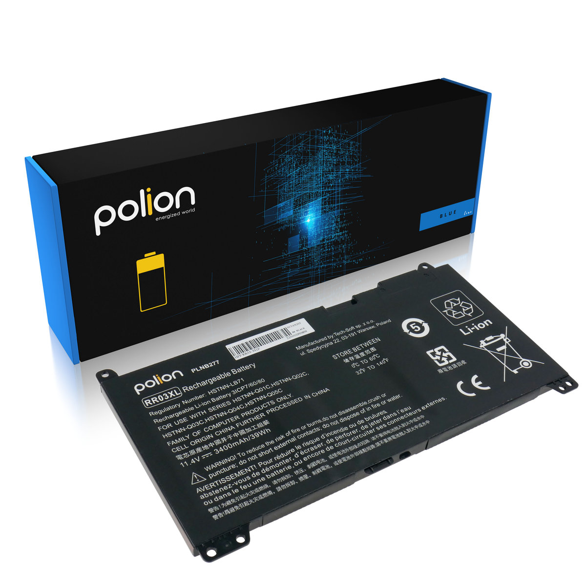 Bateria RR03XL do HP ProBook 430 440 450 455 470 G4 G5 - Polion | Sklep ...