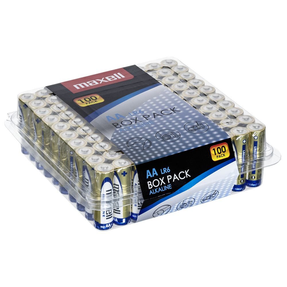 Baterie alkaliczne AA / LR6 Maxell Alkaline (100 sztuk) - Inna marka ...