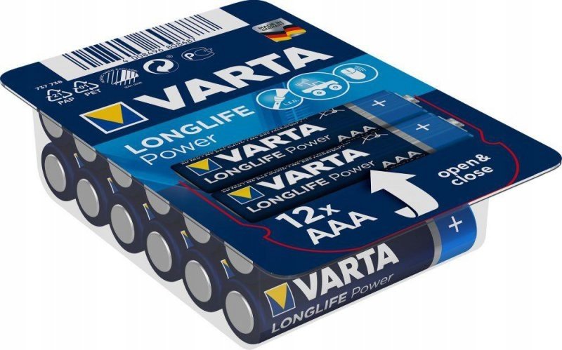 Baterie VARTA Longlife Power AAA 1.5V 12 szt - Varta | Sklep EMPIK.COM