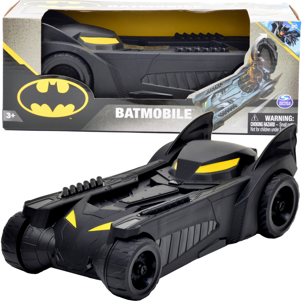 Batman Batmobile 1:16 DC Comics Batmobile Free Wheelings 25 cm - Spin ...