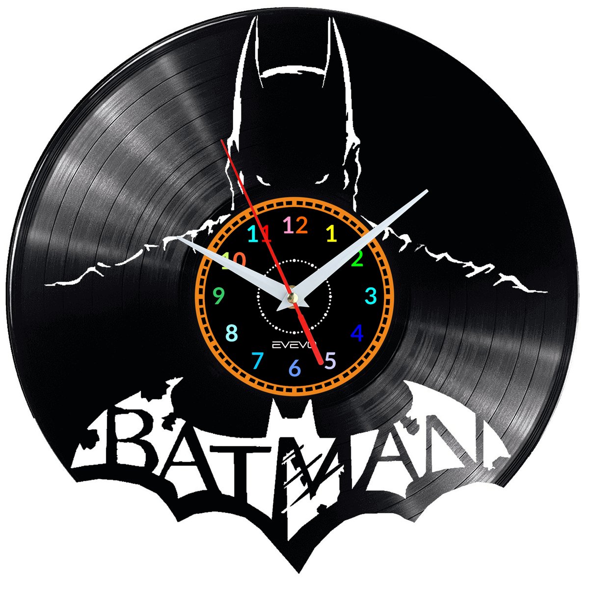 Batman Człowiek Nietoperz Superbohater – Zegar Ścienny z Płyty ...