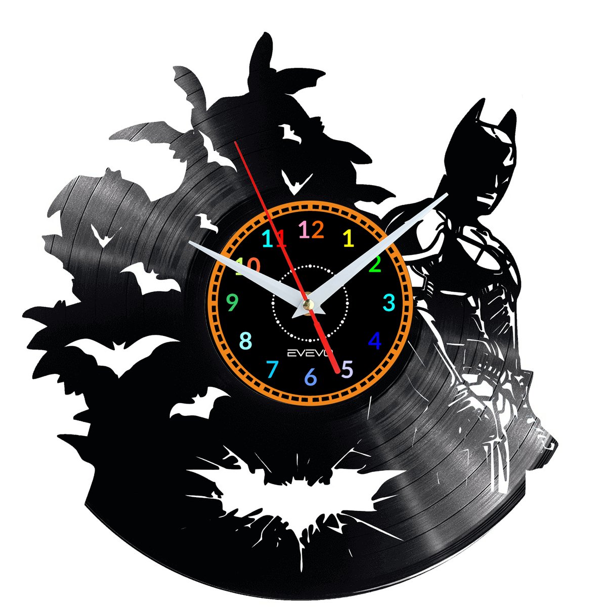 Batman Człowiek Nietoperz – Zegar Ścienny z Płyty Winylowej – Prezent ...
