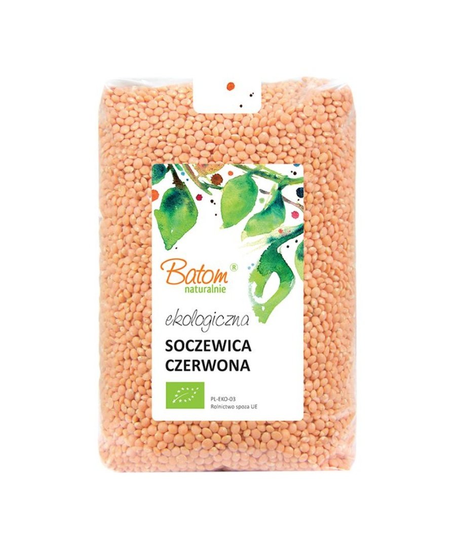 Batom, Soczewica czerwona BIO, 500 g - Batom | Sklep EMPIK.COM
