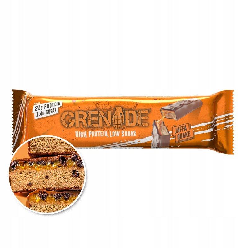 Baton białkowy GRENADE PROTEIN BAR 60G czekolada - pomarańcza - Grenade ...