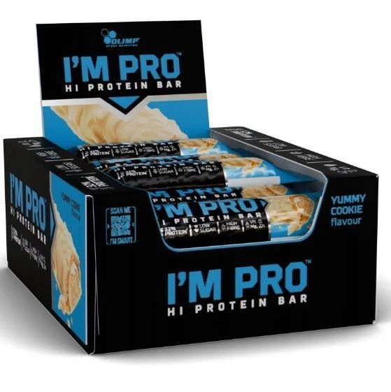 Baton białkowy Olimp I’M PRO Protein Bar smak o smaku ciasteczkowym 40 ...