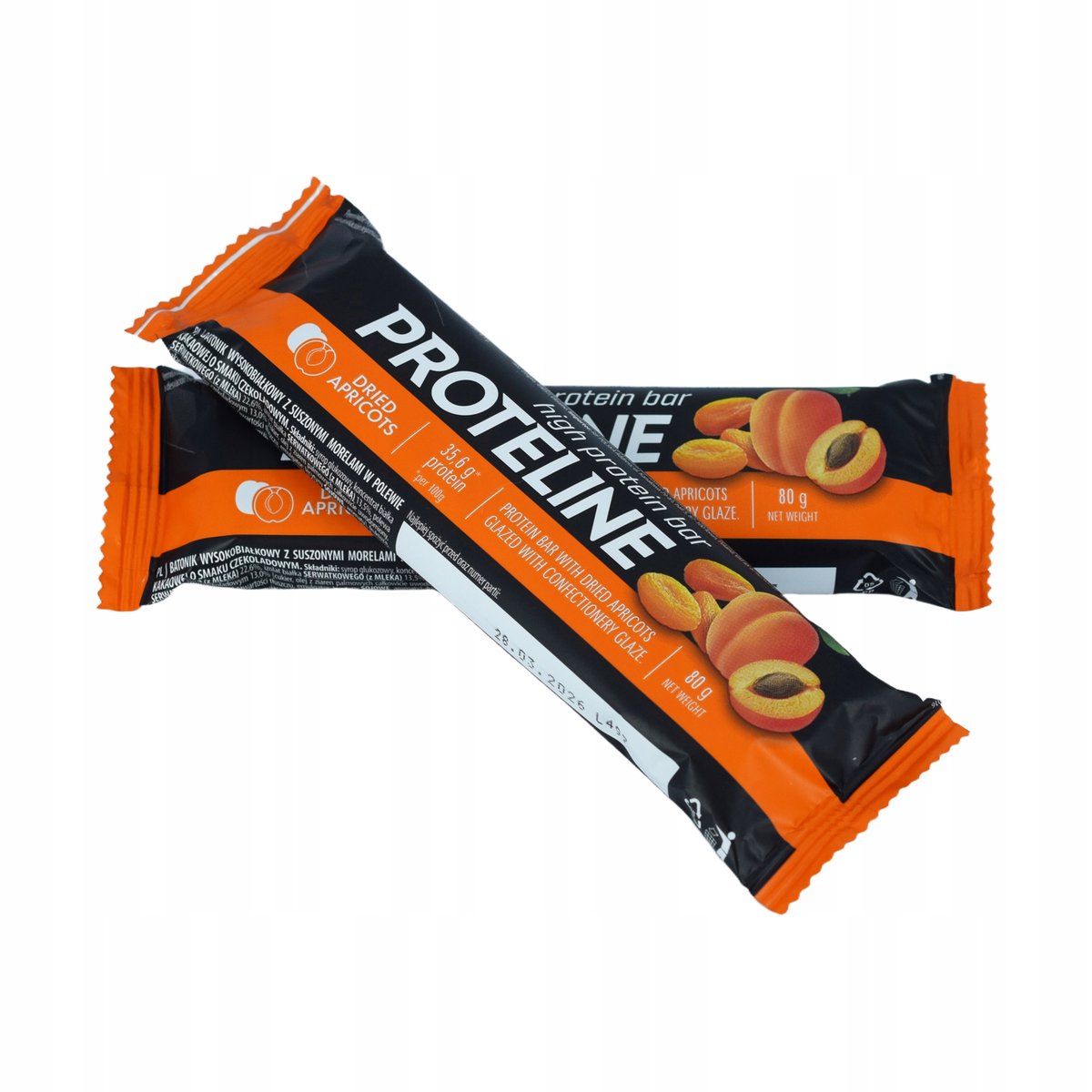 Baton proteinowy z suszonymi morelami (80g) - Inna marka | Sklep EMPIK.COM