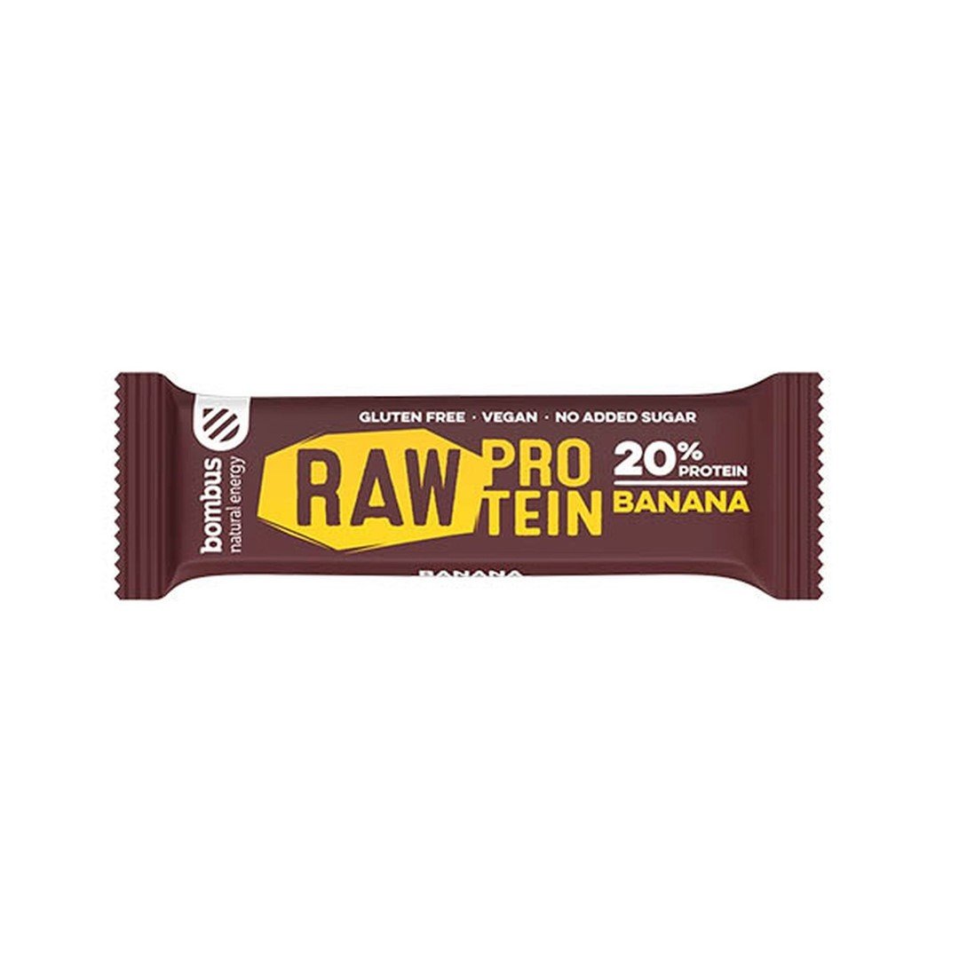 Baton RAW PROTEIN z bananem BEZGL. 50 g - Bombus | Sklep EMPIK.COM