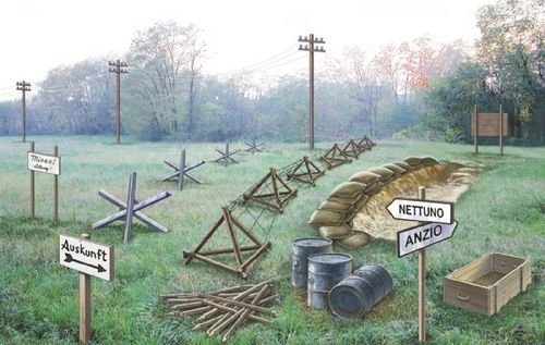 Battlefield Accessories WWII, model - Italeri | Sklep EMPIK.COM