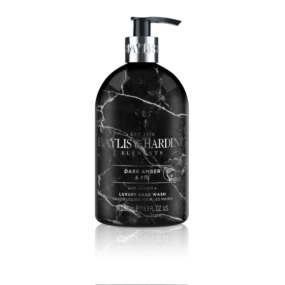 Baylis & Harding, Elements, Mydło w płynie Dark Amber & Fig, 500 ml ...