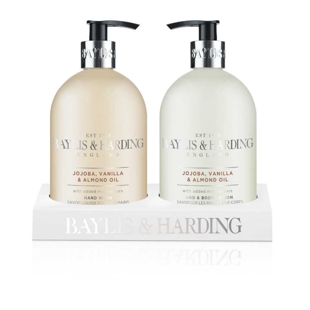 Baylis & Harding, Jojoba Silk & Almond Oil, Zestaw do pielęgnacji ciała, 2 szt. | Sklep EMPIK.COM