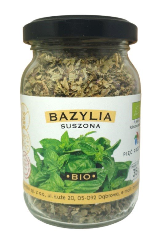 Bazylia Bezglutenowa Bio 35 G - Pięć Przemian - PIĘĆ PRZEMIAN | Sklep EMPIK.COM