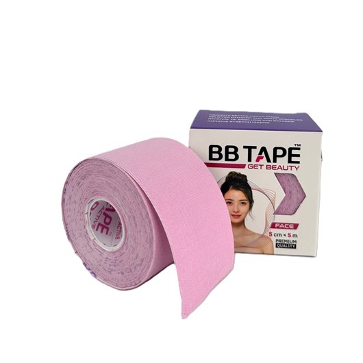 BB Tape Kinesiology Tape for Face Cherry Pink | Taśma kinezjologiczna ...
