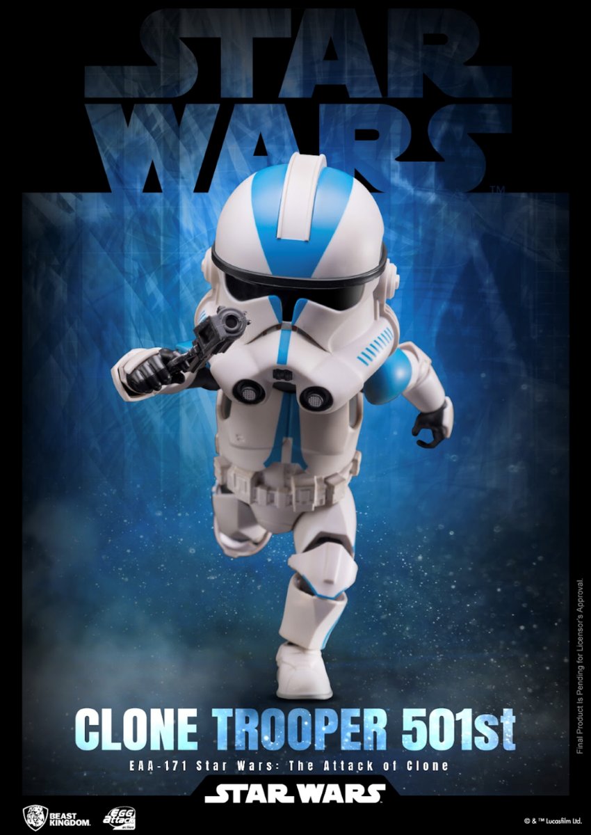 Beast Kingdom, STAR WARS - Clone Trooper 501st - Figurka Egg Attack ...