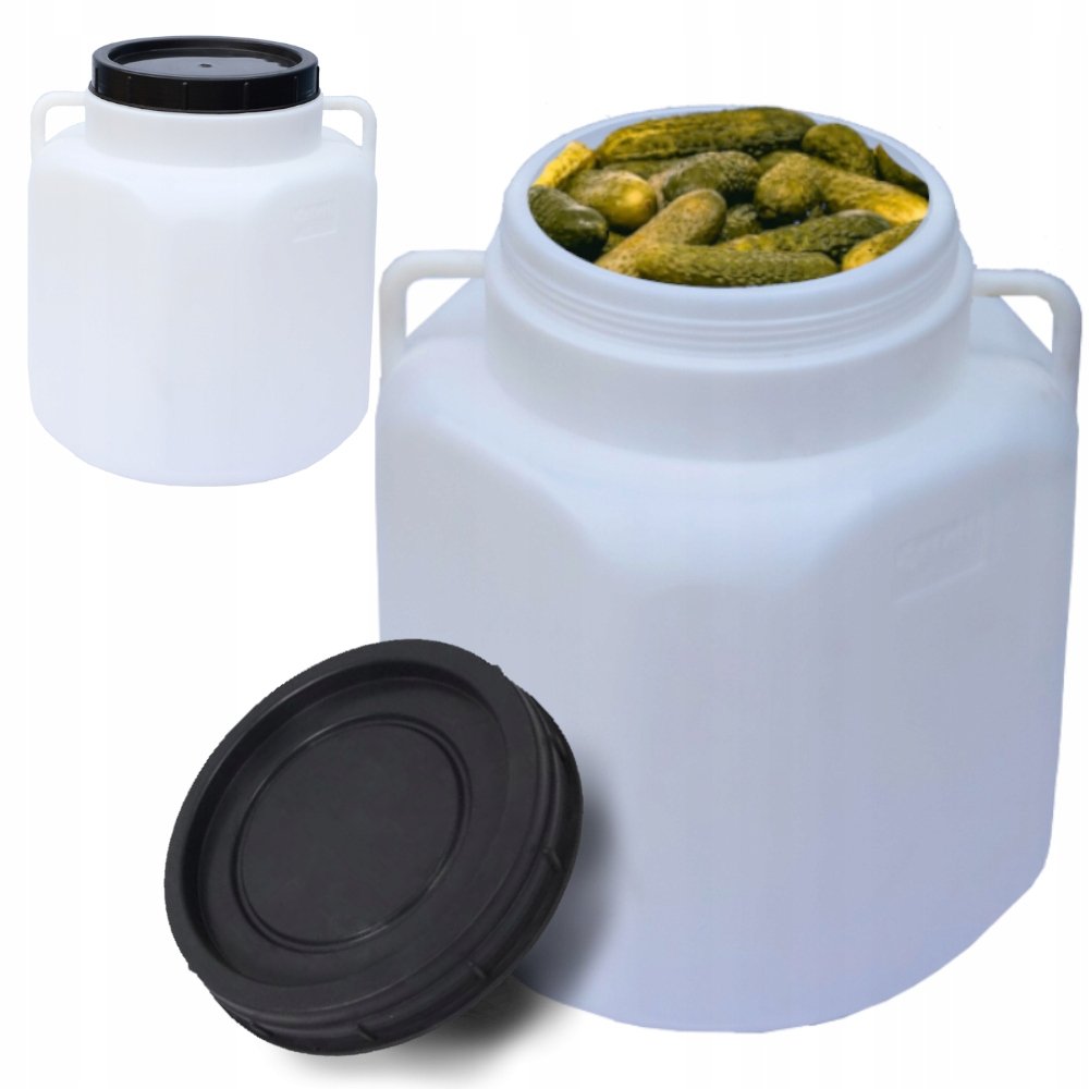 BECZKA PLASTIKOWA 40L DO KISZENIA PLASTIKOWA ATEST - STERK PLAST ...