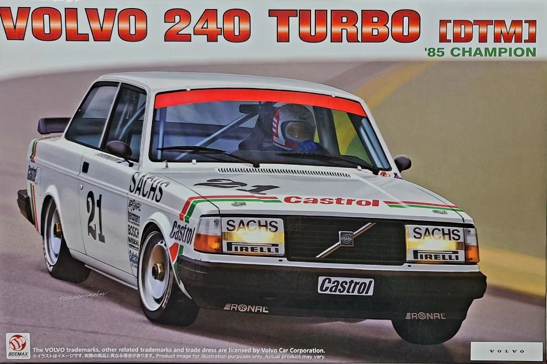 Beemax 24027 Volvo V240 Turbo [DTM] '85 Champion 1/24 - Inna marka ...