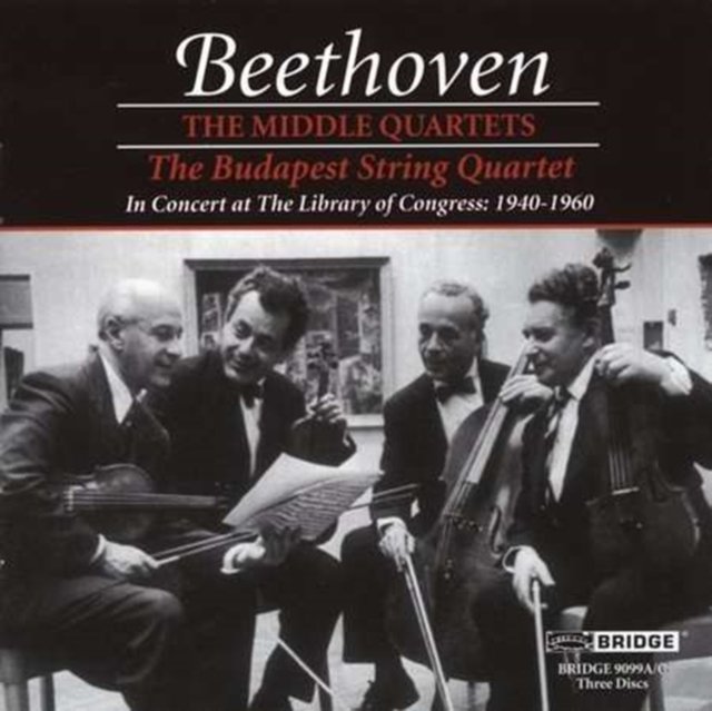 BEETH MIDDLE QUAR BUDAPEST 3CD - Budapest String Quartet | Muzyka Sklep ...