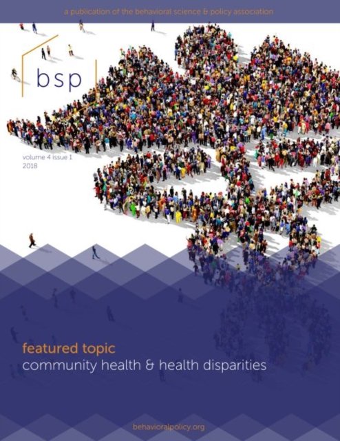 Behavioral Science & Policy. Volume 4. Number 1 - Opracowanie zbiorowe ...